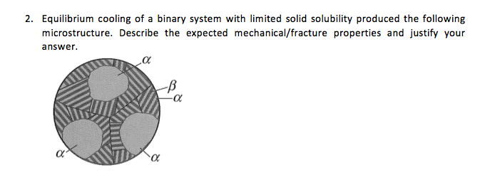 Solved Equilibrium cooling of a binary system with limited | Chegg.com