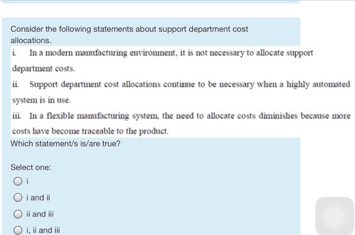 Solved Consider the following statements about support | Chegg.com