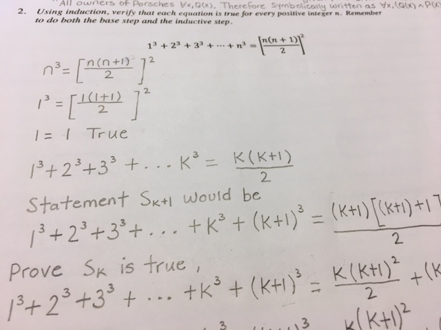 Solved Using induction, verify that each equation is true | Chegg.com