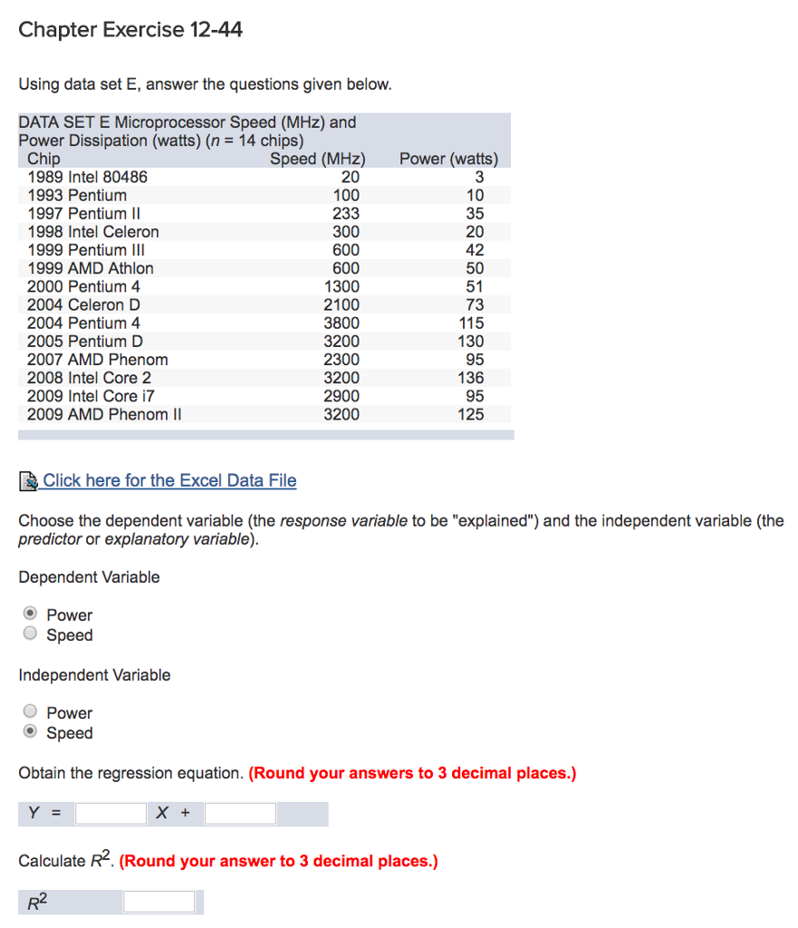 Solved Using data set E, answer the questions given below. | Chegg.com
