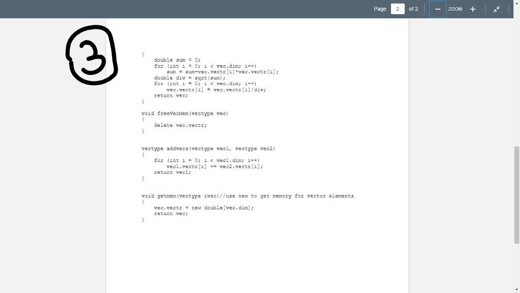 Solved Page of 2 zooM 紅nclude #include #include | Chegg.com