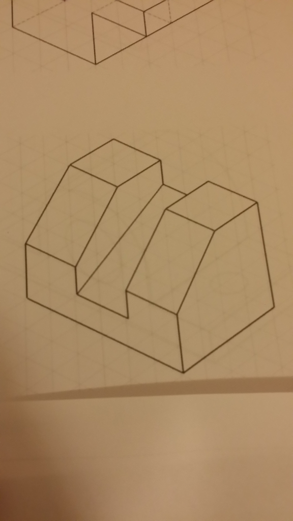 Solved Multiview drawing of the three ( Front, right, and | Chegg.com