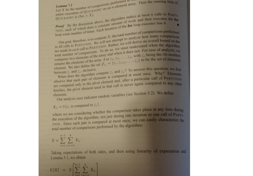 Solved Clrs 7 2 Quicksort With Equal Element Values The
