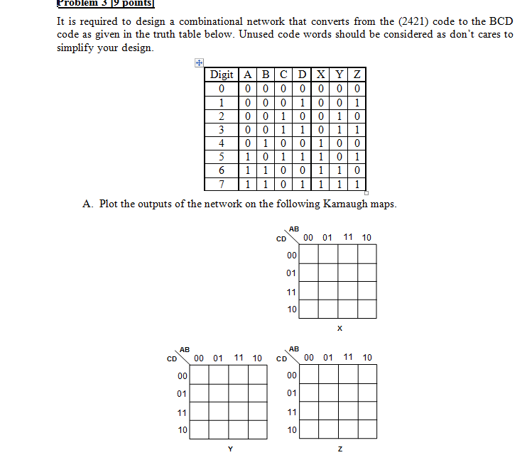 Solved roblem 3 points It is required to design a | Chegg.com