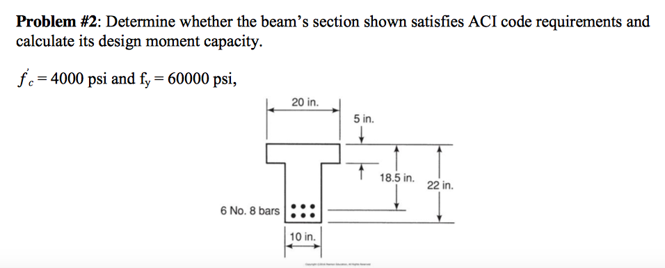 Solved Problem #2: Determine whether the beam’s section | Chegg.com