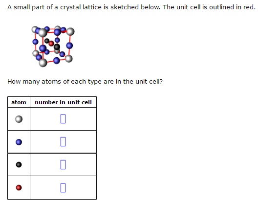 Solved A small part of a crystal lattice is sketched below. | Chegg.com