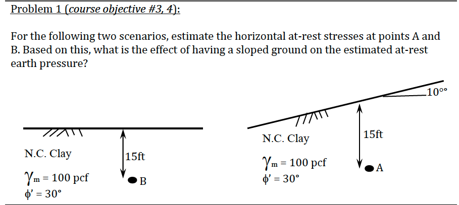 Solved Problem 1 (course objective #3, 4: For the following | Chegg.com
