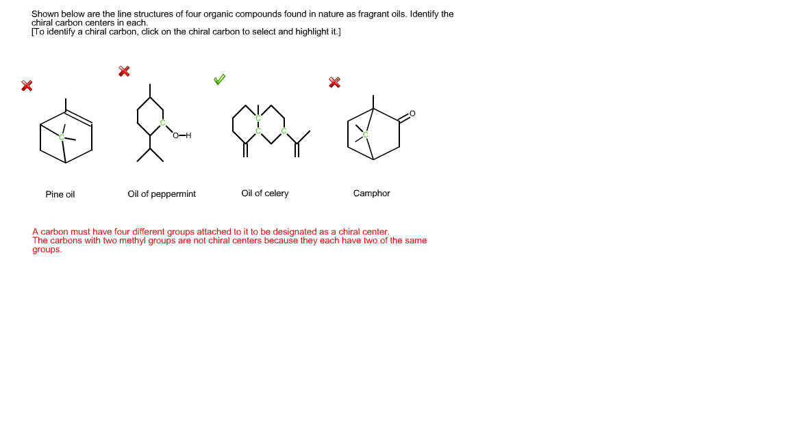 Solved Shown below are the line structures of four organic | Chegg.com