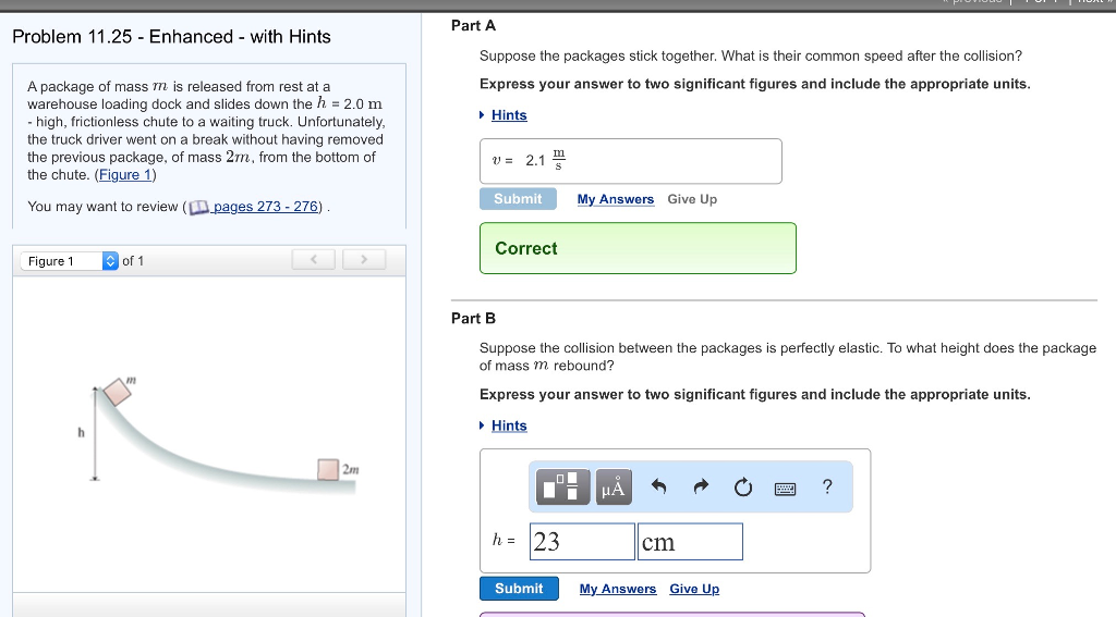 Solved Part A Problem 11.25 Enhanced with Hints Suppose the | Chegg.com