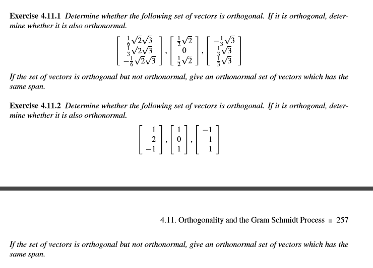 Solved Exercise 4 11 1 Determine Whether The Following Set