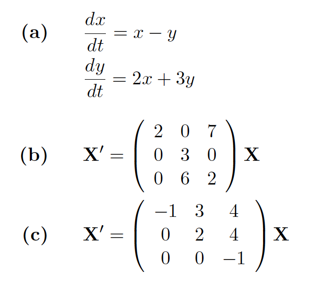 Solved Use the concept of eigenvalues and eigenvectors to | Chegg.com