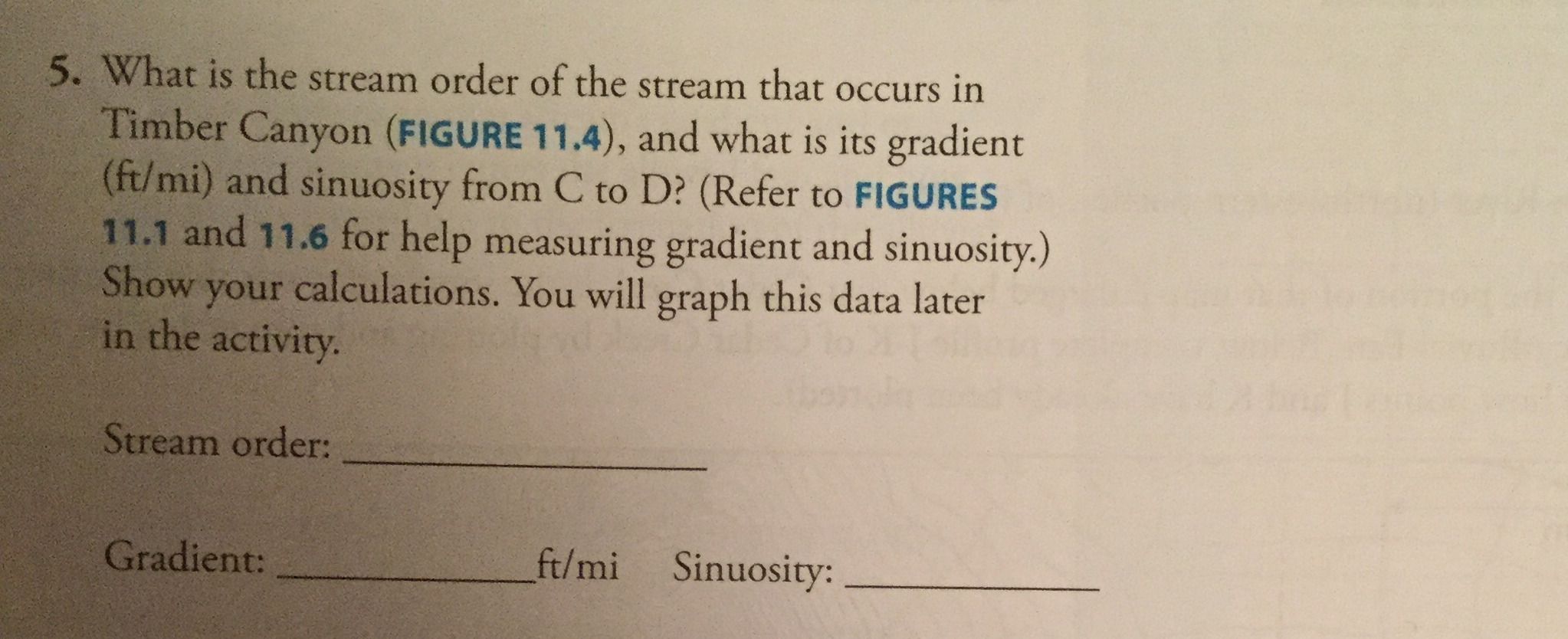 Solved What is the stream order of the stream that occurs in | Chegg.com
