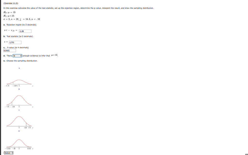 Solved {Exercise 11.15} This problem can be solved manually | Chegg.com