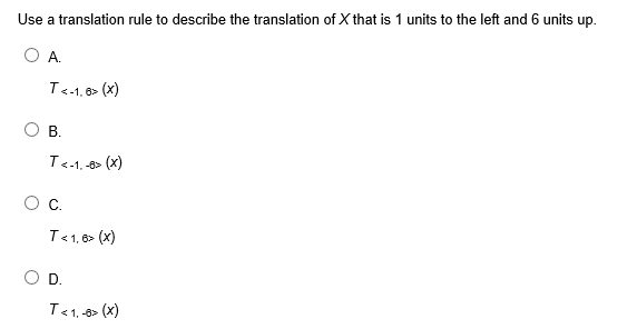 Solved Use a translation rule to describe the translation of | Chegg.com