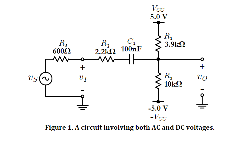 Solved PRE-LAB ASSIGNMENT P1. Consider the circuit of Figure | Chegg.com