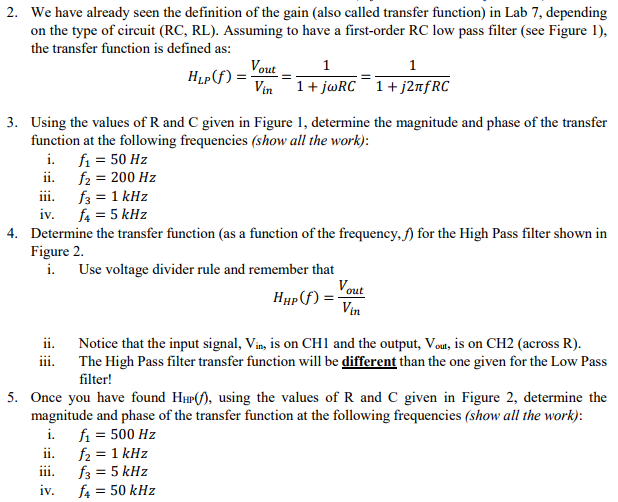 Solved 2. We have already seen the definition of the gain | Chegg.com