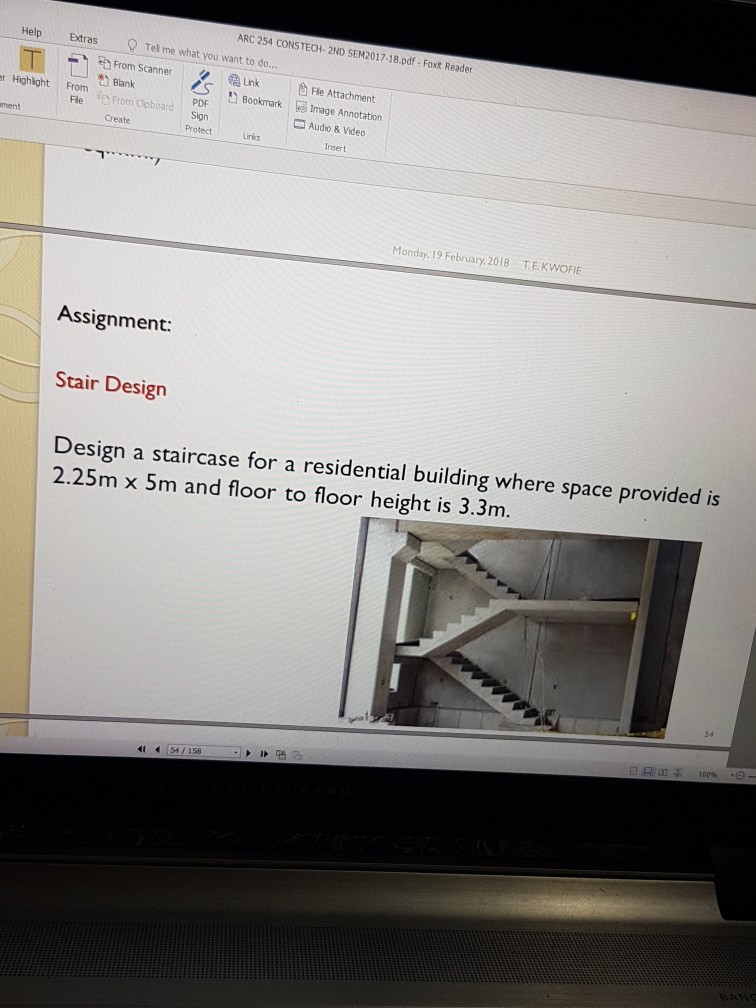 Solved ARC 254 CONSTECH 2ND SEM2017-18.pdf - Foxt Reader | Chegg.com