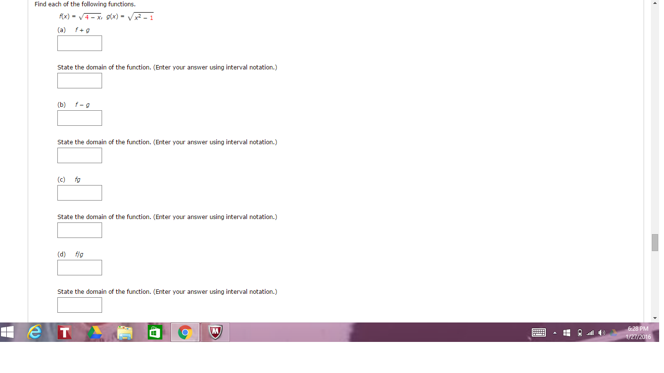 Solved Find each of the following functions. f(x) = square | Chegg.com