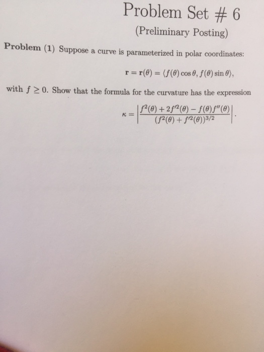 Solved Suppose a curve is parameterized in polar | Chegg.com