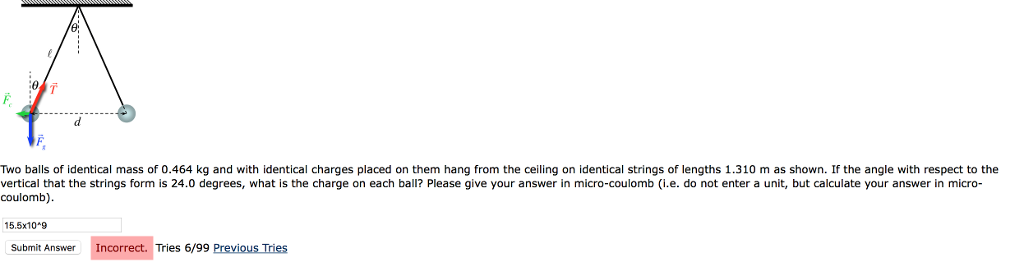 Solved Two balls of identical mass of 0.464 kg and with | Chegg.com