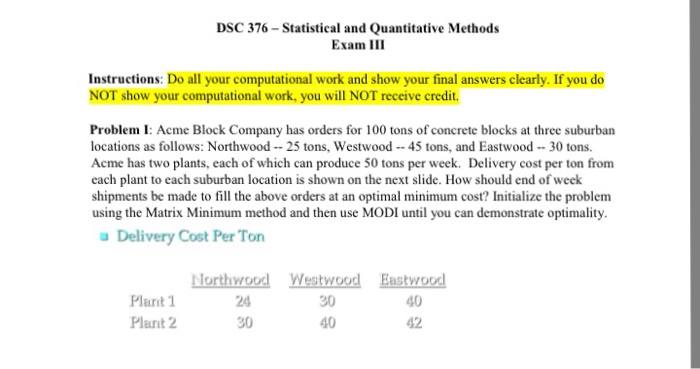 Solved Do all your computational work and show your final | Chegg.com