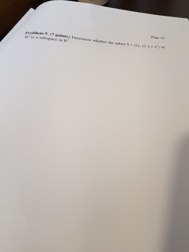 Solved Determine whether the subset S = ((x, y + y