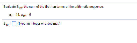 Solved Evaluate S_10, the sum of the first ten terms of the | Chegg.com