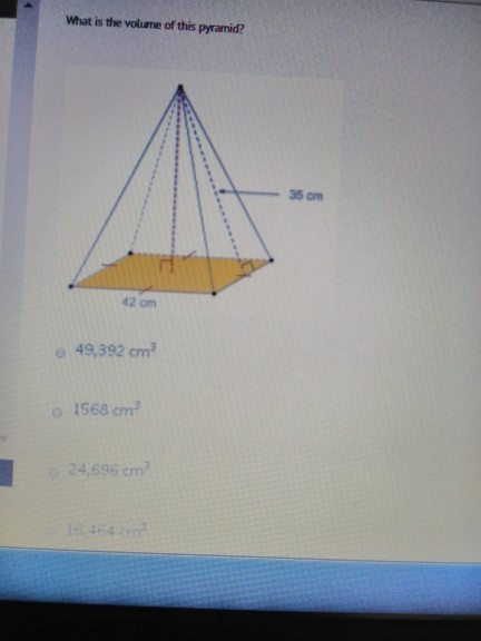 Solved The base is the pyramid is an equilateral triangle | Chegg.com