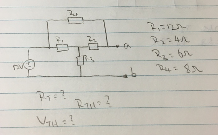 Solved What is Rth on the below circuit? | Chegg.com