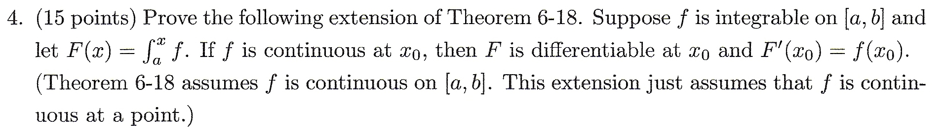 Prove the following extension of Theorem 6-18. | Chegg.com
