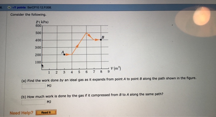 Solved Consider the following. Find the work done by an | Chegg.com