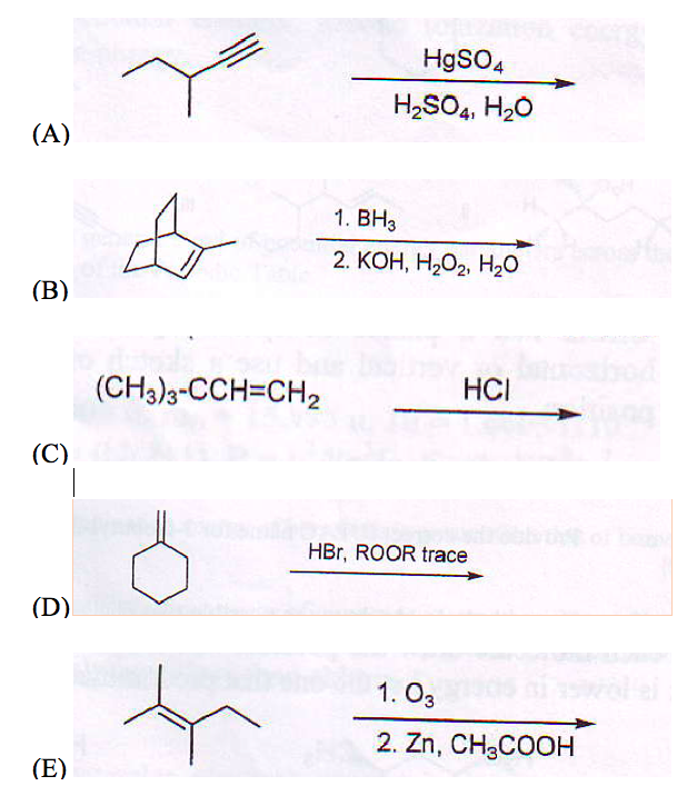 Solved HgSO H2SO4, H2C 1. BH3 2. KOH, H202, H20 | Chegg.com