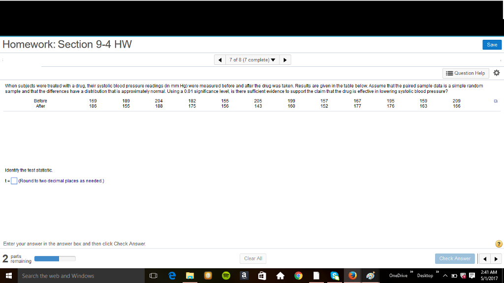 Solved Save Homework Section 9 4 Hw 7 Of 8 7 Complete E