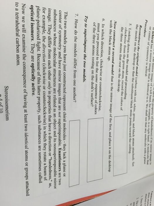 Solved Reconstruct the original model (carbon with red, | Chegg.com
