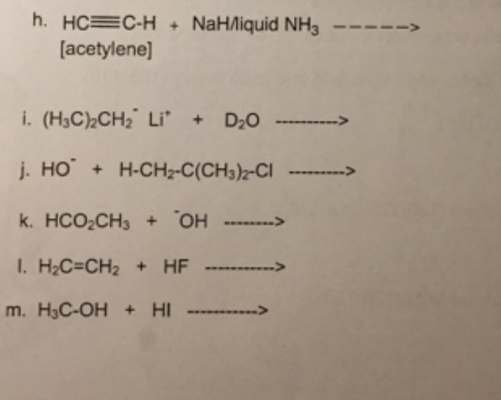 Solved Can someone help me find the major products in these | Chegg.com