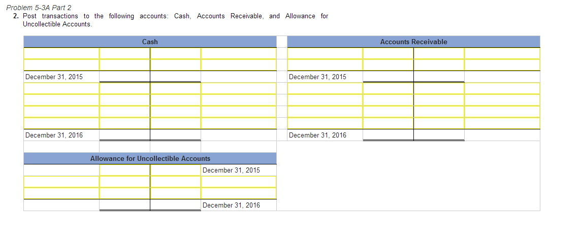 Solved Record transactions related to accounts receivable | Chegg.com