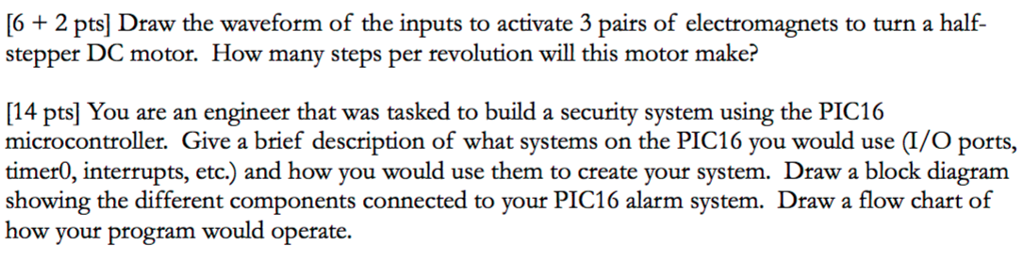 Solved Draw the waveform of the inputs to activate 3 pairs | Chegg.com