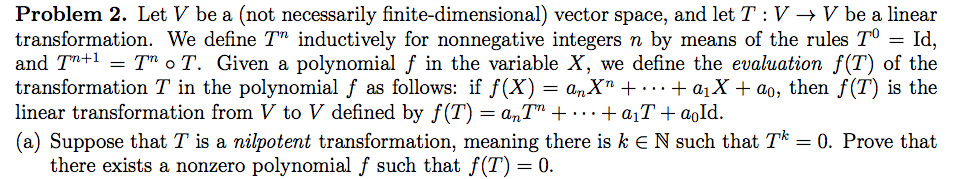 Solved Problem 2. Let V be a (not necessarily | Chegg.com