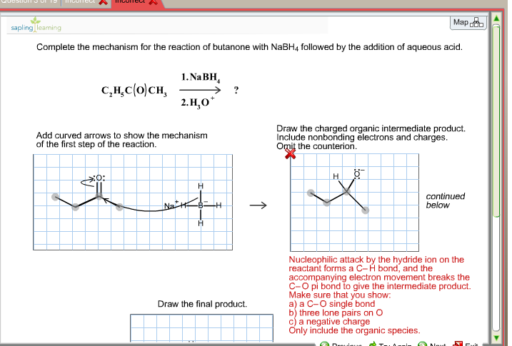 Solved Complete the mechanism for the reaction of butanone | Chegg.com