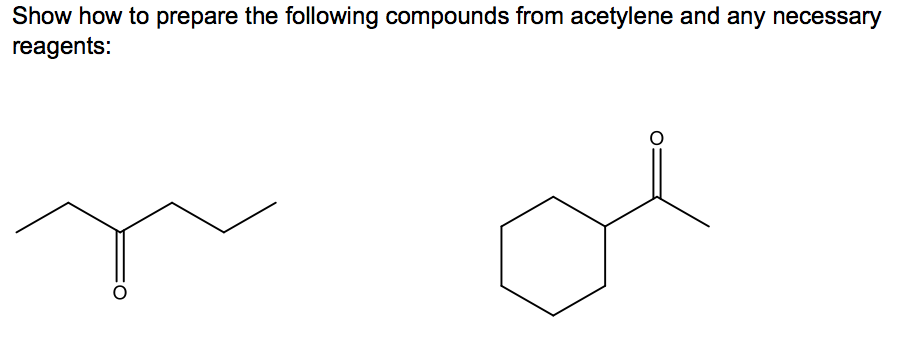 Solved Show how to prepare the following compounds from | Chegg.com