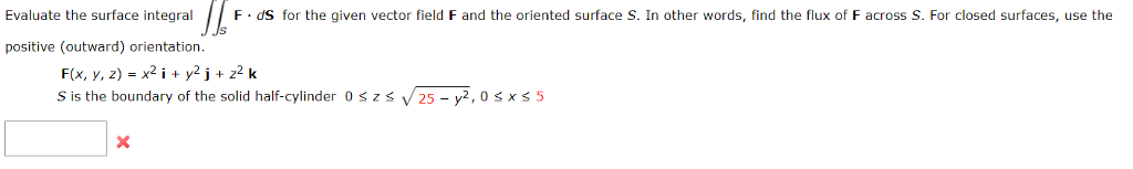 Solved Evaluate the surface integral F ds for the given | Chegg.com