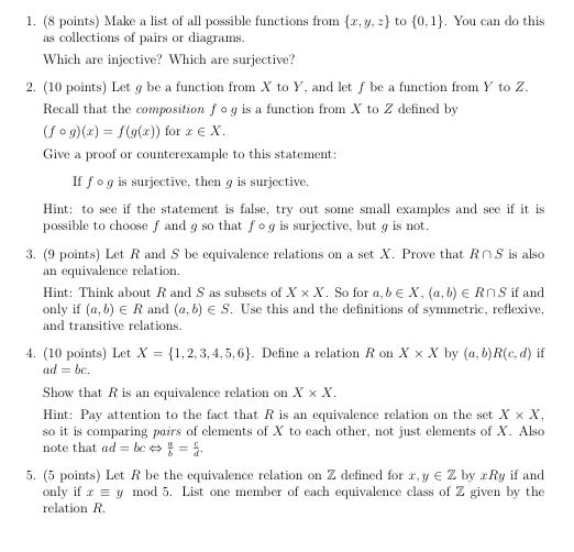 Solved 6. Consider partitions of the set a, b, c,dy. For | Chegg.com