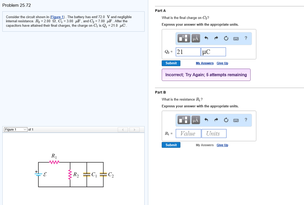 Solved Consider the circuit shown in (Figure 1).The battery | Chegg.com