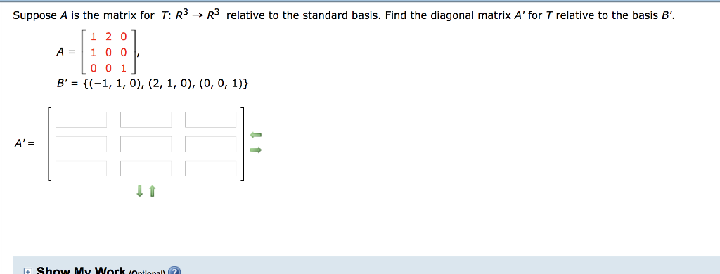 Solved Suppose A is the matrix for T: R3 ? R3 relative to | Chegg.com