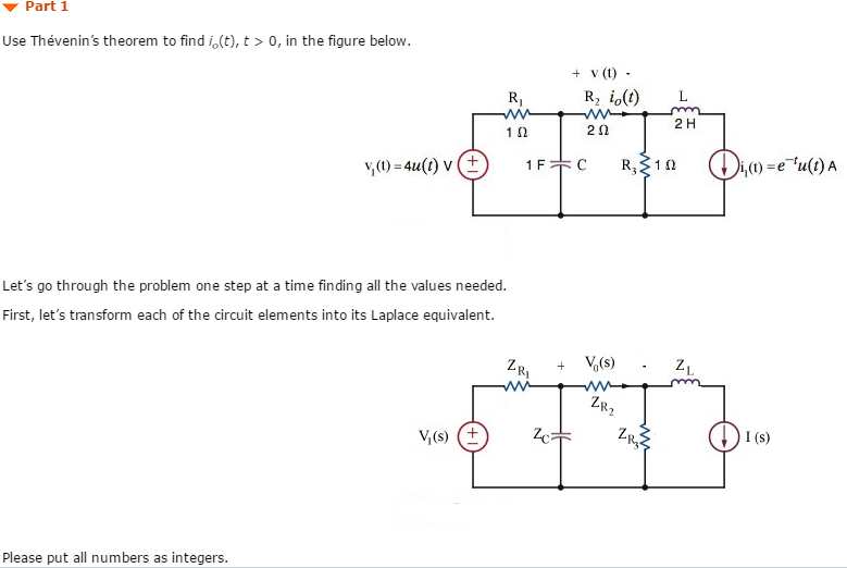 Solved Part 1: Transform each of the circuit elements into | Chegg.com