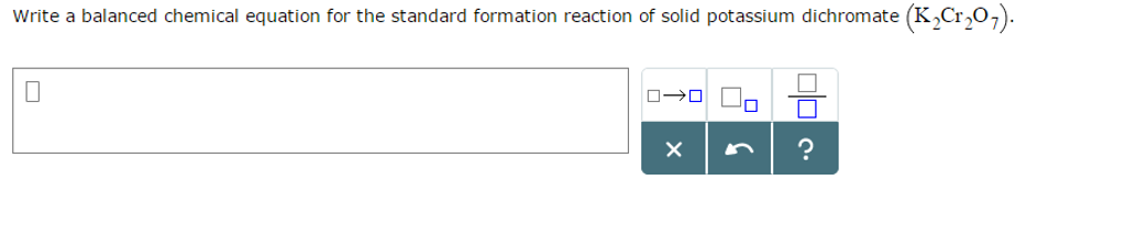 Solved Write a balanced chemical equation for the standard | Chegg.com