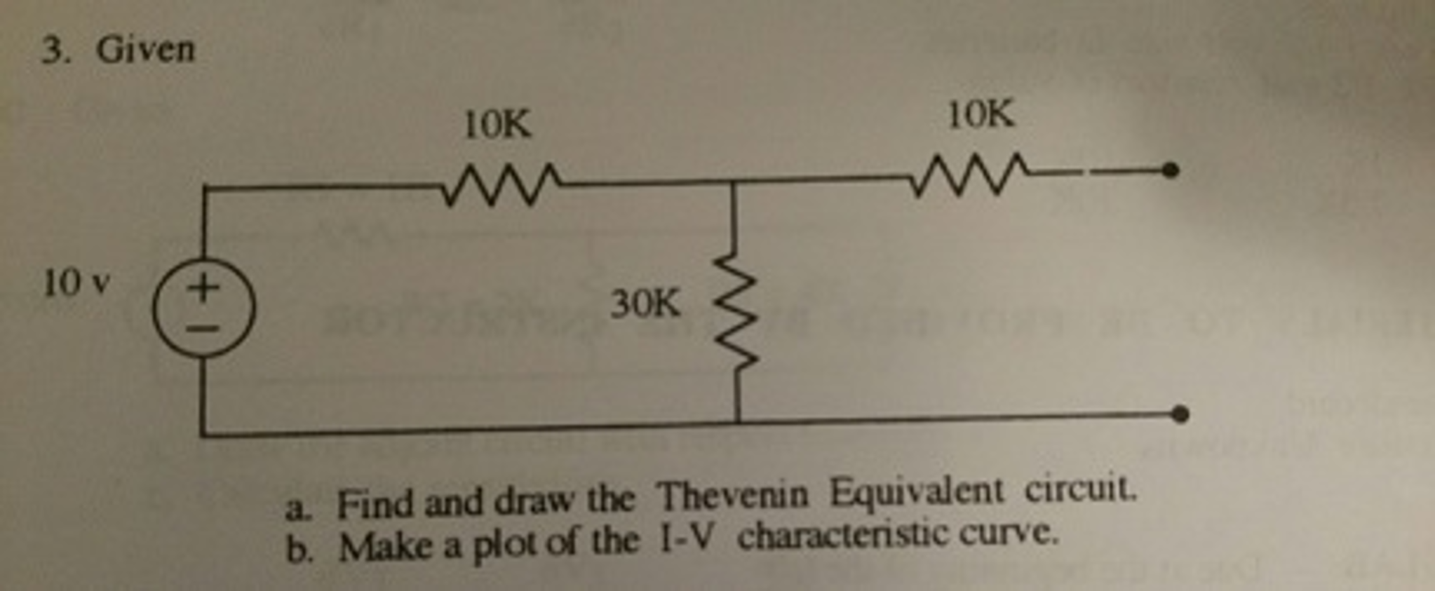 Solved Find and draw the Thevenin Equivalent circuit. | Chegg.com