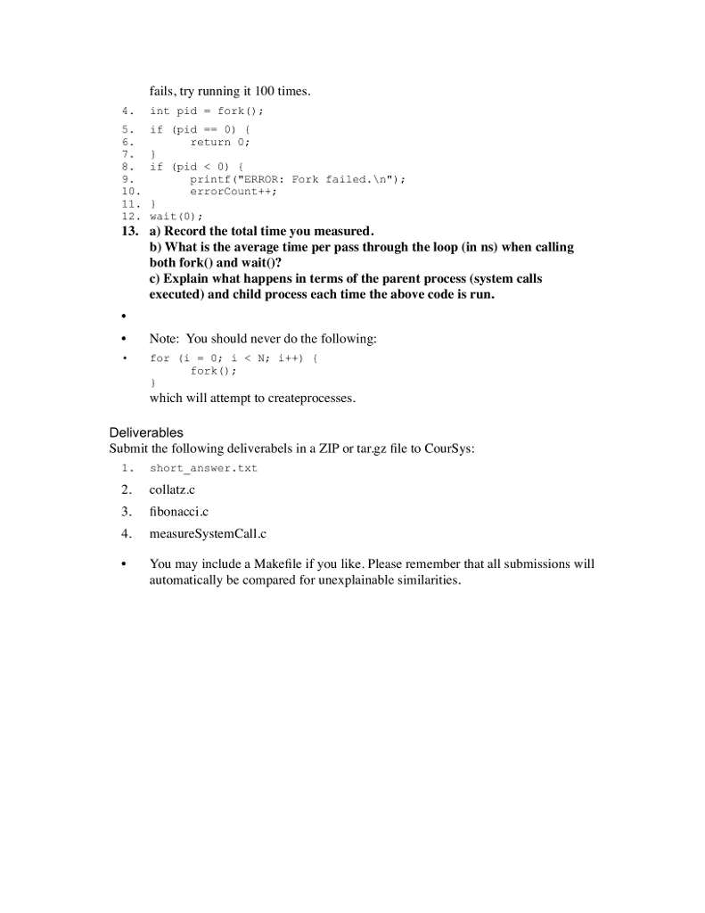 Solved In language C, linux system Threads • Write a | Chegg.com
