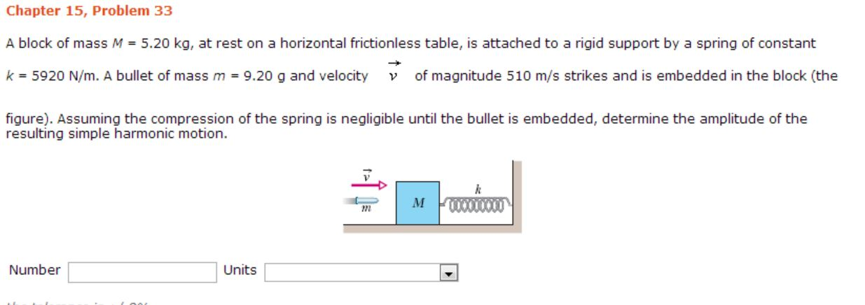 Solved A block of mass M = 5.20 kg, at rest on a | Chegg.com