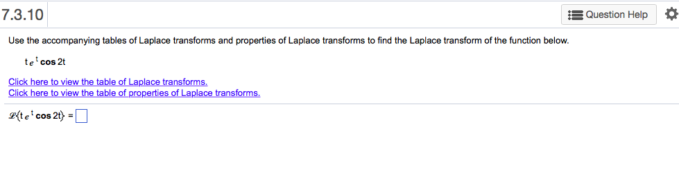 Solved 7.3.10 Question Help Use the accompanying tables of | Chegg.com